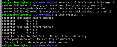 Nfs Export Of A Mountpoint Containing Spaces Fails · Issue 13153 · Openzfszfs · Github