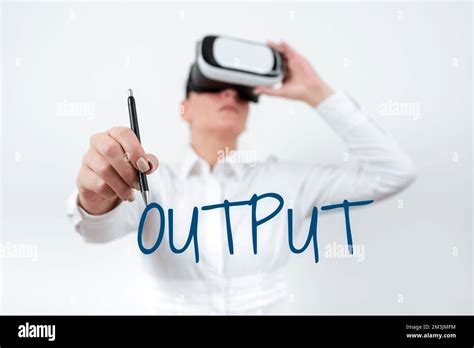 Inspiration Showing Sign Output Internet Concept The Final Result Of