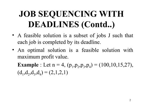 Job Schedulingppt Jab Scheduling Algorithm Ppt