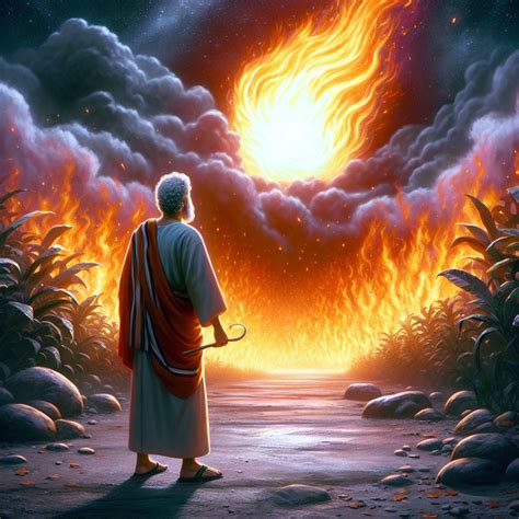 Moses Burning Bush Kjv