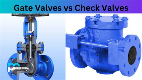 Gate Valve Vs Check Valve What S The Difference