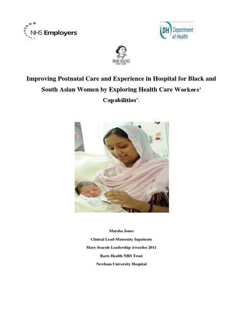 Improving Postnatal Care In Hospital For Bme Women By Exploring