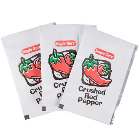 Crushed Red Pepper 1 Gram Portion Packet 200case