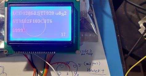 stm32 and u8g2 to draw on lcd12864 using hardware spi
