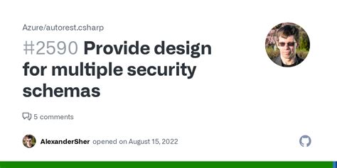 provide design for multiple security schemas · issue 2590 · azure