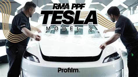 Tesla Model 3 White Ppf Installation Rma Ppf Electric Cars