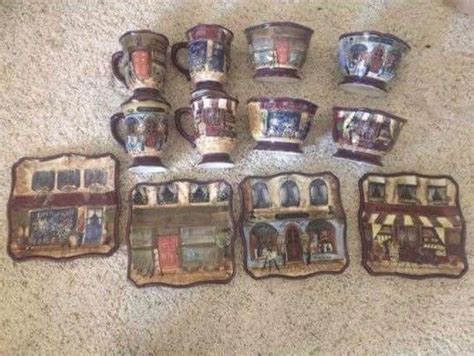 Certified International French Boulevard Set Of 12 Kate Mcrostie