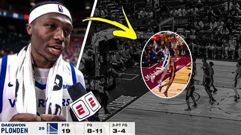 Will Daeqwon Plowden Emerge As A Steal For The Warriors