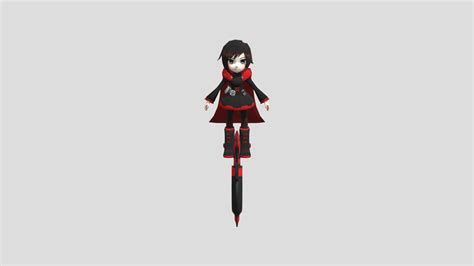Rwby Amity Arena Ruby Rose Download Free 3d Model By Puddlechicken