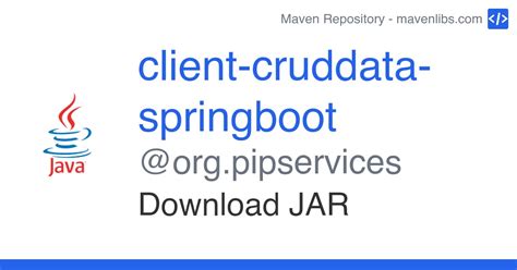 Download Client Cruddata Springbootjar Orgpipservices