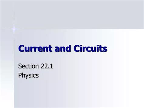 PPT Current And Circuits PowerPoint Presentation Free Download ID 1742555
