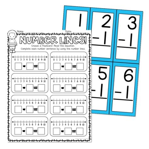 Hands On Subtraction Centers Number Lines Lucky Little Learners