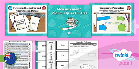 Year 5 Measurement And Geometry Warm Up Activities Pack