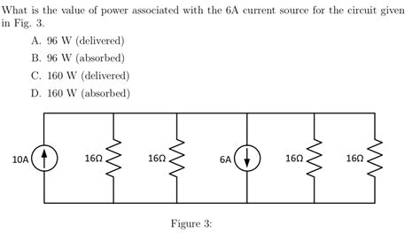 solved what is the value of power associated with the 6a