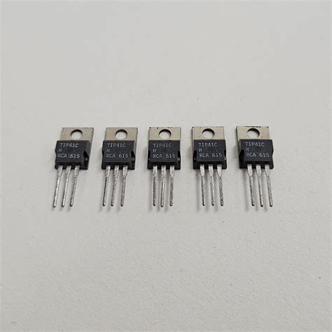 TIP41C RCA POWER TRANSISTOR NOS 5 PIECES Langrex