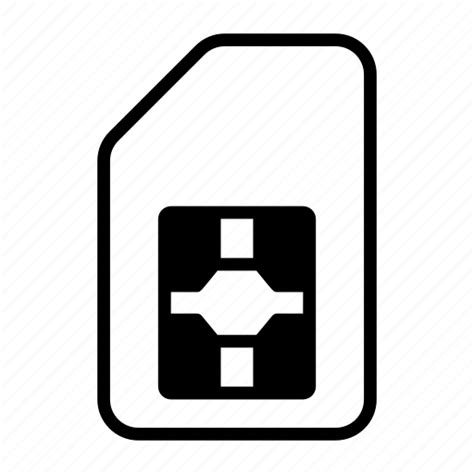 Sim Chip Card Phone Sim Phone Mobile Sim Mobile Icon Download On Iconfinder