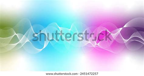 Abstract Wavy Technology Curve Lines On Stock Illustration Shutterstock