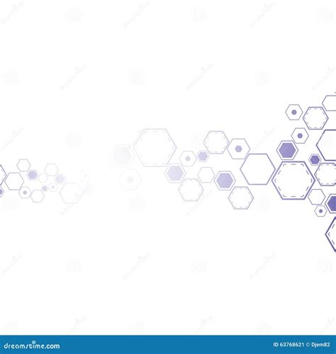 Molecular Abstract Background Stock Vector Illustration Of Care Organic 63768621