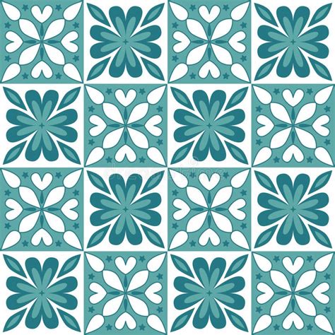 Square Mosaic For Ceramic Tile Design Emerald Green Color Vector