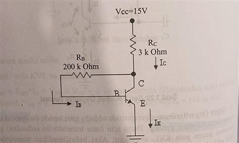 Solved Find Vce And Ic Then Find Transistors Region