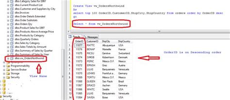 Limitations Of View In SQL Server 2008