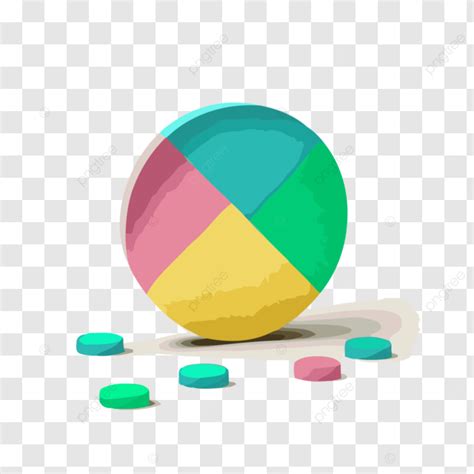 세 가지 색상의 모양으로 구성된 다채로운 원 벡터 흰색 배경에 있는 단순한 다채로운 오류 아이콘 그림자 없음 작은 프레임 중앙 Png 일러스트 및 벡터 에 대한 무료