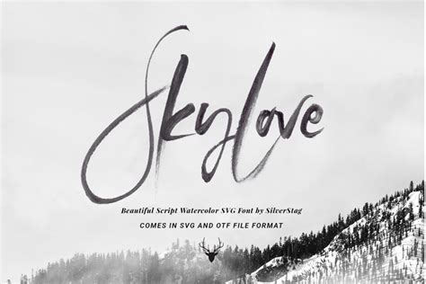 Watercolor Script Font At Explore Collection Of