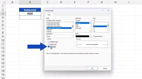 How To Add Subscript In Excel The Simplest Way Easyclick Academyeasyclick Academy