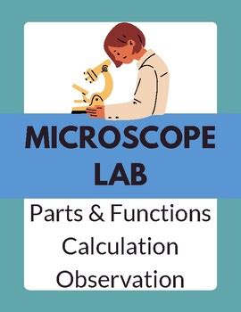 Microscope Lab Activities By Buniverse TPT