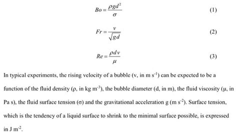Solved Show That The Froude Number Is A Function Of The Bond