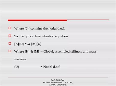 Finite Element Analysis Unit 4 Ppt Physics Science