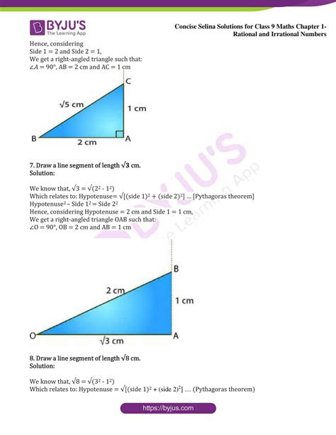 Selina Solutions Class 9 Concise Maths Chapter 1 Rational And Irrational Numbers Download Free Pdf