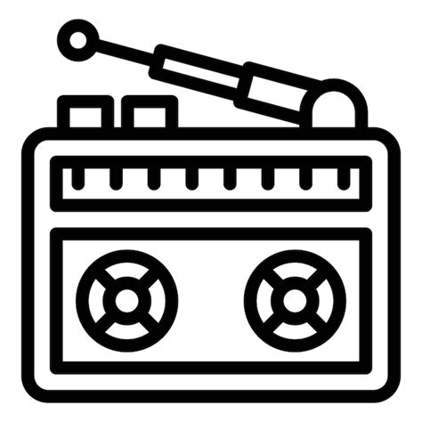 Premium Vector Vector Design Radio Icon Style