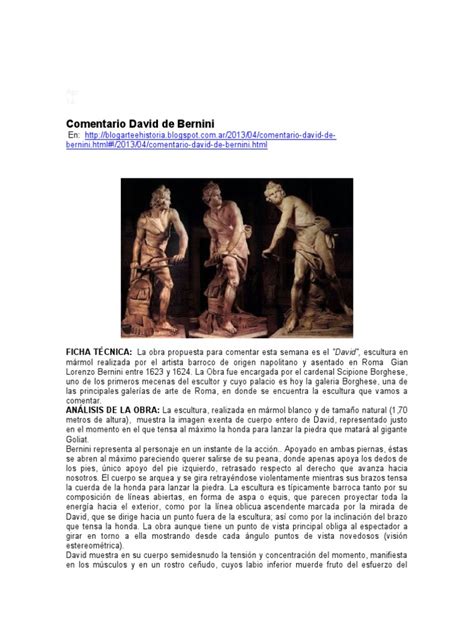 David De Bernini Pdf Escultura