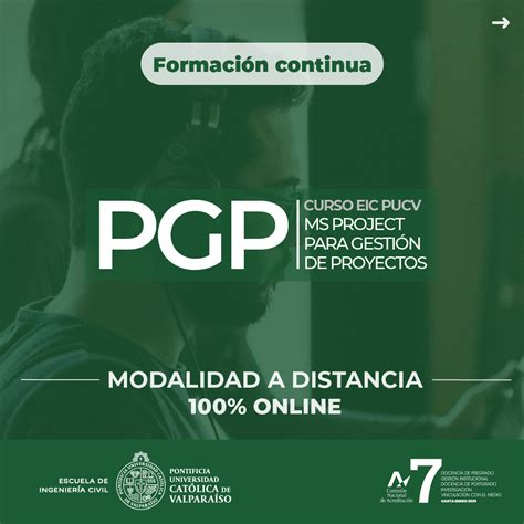 Curso Ms Project Para Gestión De Proyectos Escuela De Ingeniería Civil Pontificia