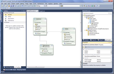 [vs2010] ado entity framework 新功能：模型優先設計 model first design 小朱