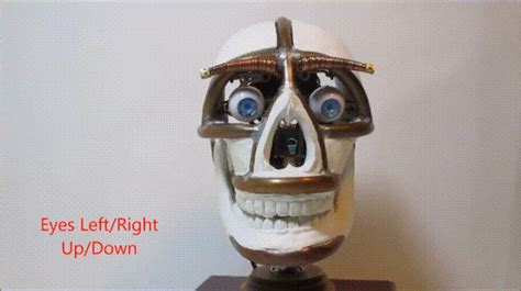 Arduino On Twitter This Skull Like Android Head Was Made To Mimic Human Expressions