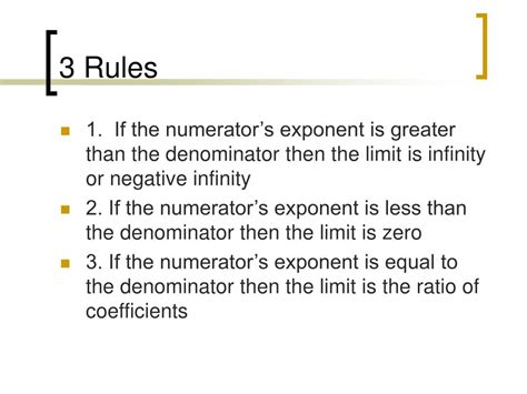 Ppt 3 5 Limits At Infinity Powerpoint Presentation Free Download Id 3148163