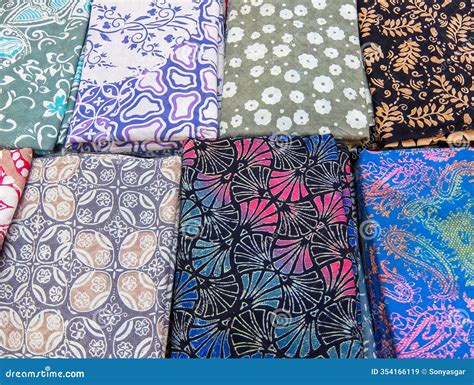 Various Batik Cloth Motifs Batik Is A Traditional Indonesian Cloth