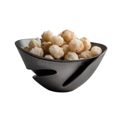 Crispy Makhana In Bowl Healthy Snack Image Stock Illustration Illustration Of Icing Snack
