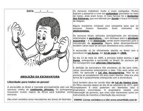 No Post De Hoje Vamos Falar Sobre A Abolição Da Escravatura Algo Que