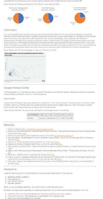 Def Generatelotterynumbers Mn Generates A List
