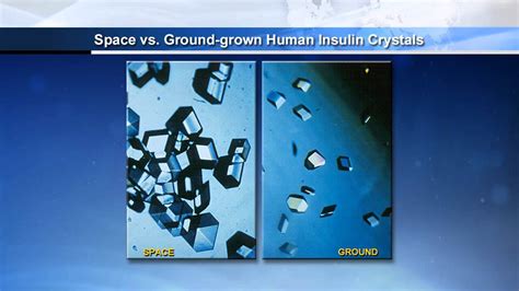 Space Station Live Protein Crystal Growth In Microgravity Youtube