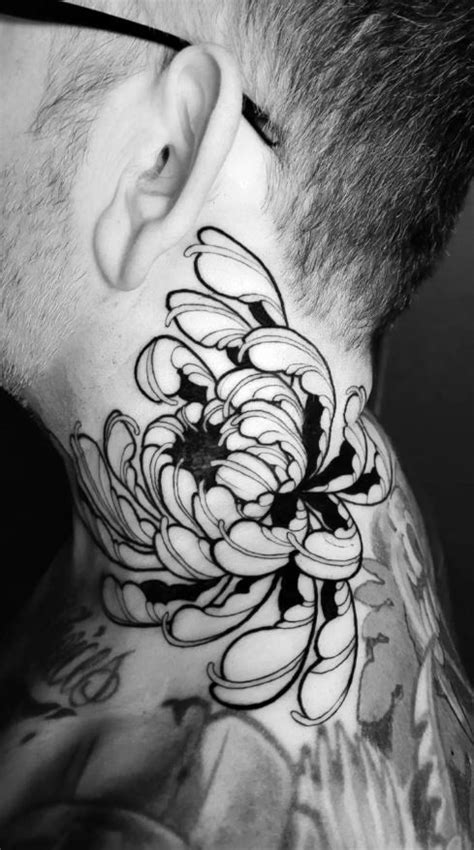 Chrysanthemum Tattoo Design I Kept The The Style Of