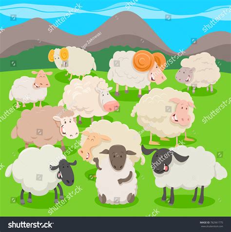 Sheep Farm Clipart