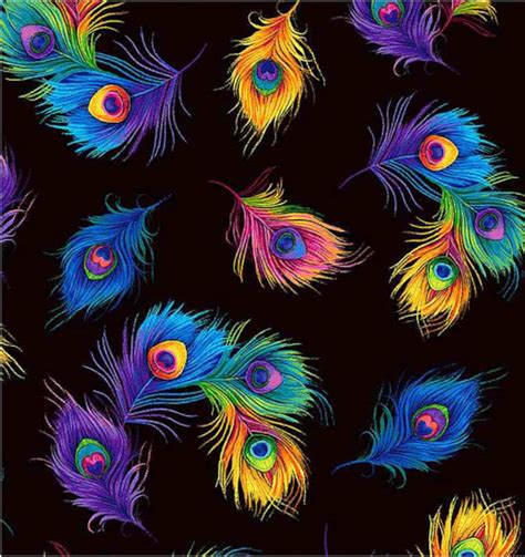 Rainbow Peacock Wallpaper