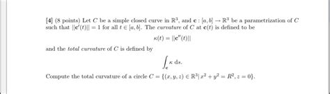 Solved Points Let C Be A Simple Closed Curve In R Chegg