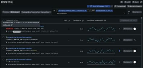 Error Tracking New Relic Documentation
