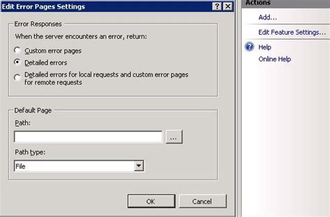an error occurred on the server when processing the url please contact