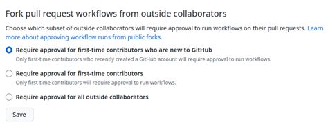 Do We Need The First Pr Workflow Run Approval Thing · Issue 2394